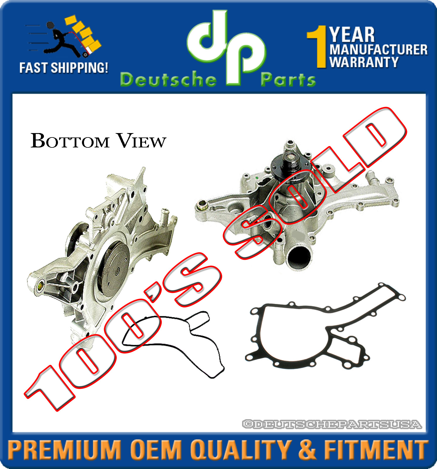 MERCEDES ML320 E320 CLK320 C240 ML500 ML350 WATER PUMP 112 200 14 01 ...