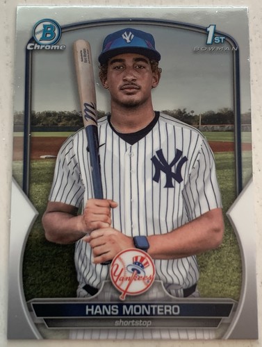 2023 Bowman Chrome 1st Hans Montero New York Yankees | eBay