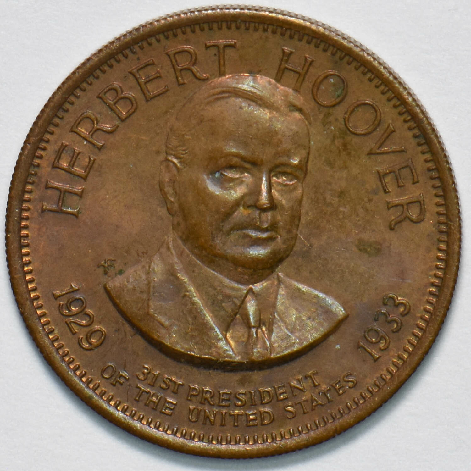 1929 ~70 Herbert Hoover token 31st President Of United States 292501 ...