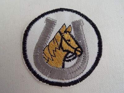 Horseshoe Brown Horse 2-3/4" Embroidery Iron-on Custom Patch (E26) | eBay