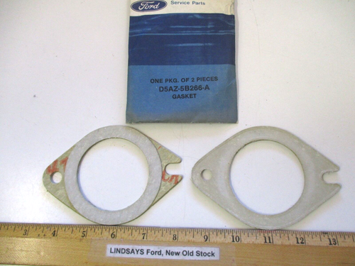 2 PCS FORD 1975/1980 "GASKET" EXHAUST PIPE FLANGE D5AZ-5B266-A NOS FREE ...