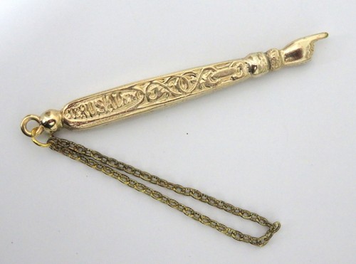 4" 10 cm Pewter Plated Yad Torah Bible Pointer for Children | eBay