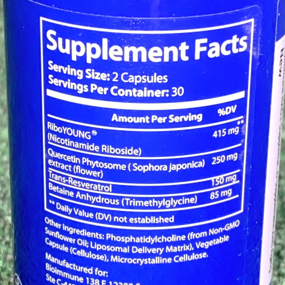 NAD+ Supplement for Anti Aging, Energy, Focus Booster Nicotinamide ...