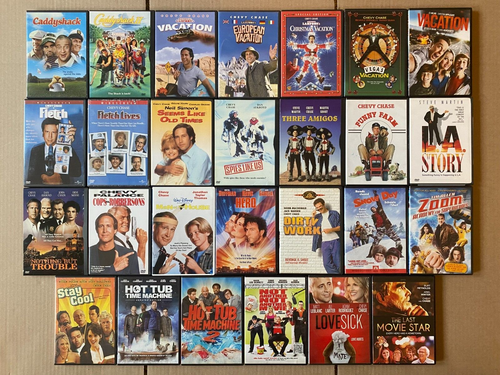 CHEVY CHASE DVD Collection-27 Movies! Bill Murray, Steve Martin Lampoon ...