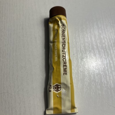 Original German Ww2 Sunscreen full, with sunscreen Sonnenschutzcreme | eBay