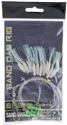 Battle Angler Sand Dab Jigging Rig (Size: 1/0 / 12x Hooks / 80lbs) | eBay