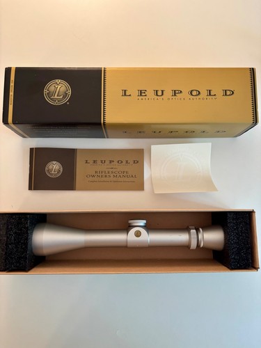 Leupold VX-1 3-9x40mm Rifle Scope *Silver* | eBay