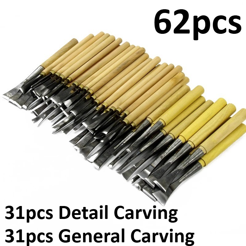 Handmade Woodworking Carving Tools 31pcs Detail 31pcs General Engraving ...