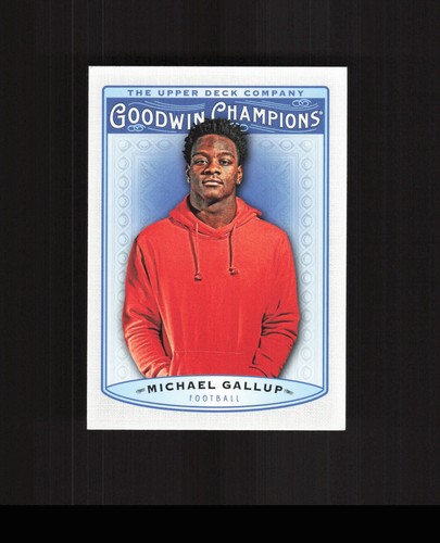 2019 Upper Deck Goodwin Champions #NNO Michael Gallup Football Card | eBay