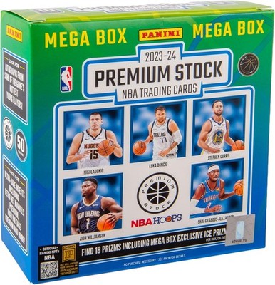 NBA Trading Cards Mega Box 2023-24 | Sealed Basketball Card Collection ...