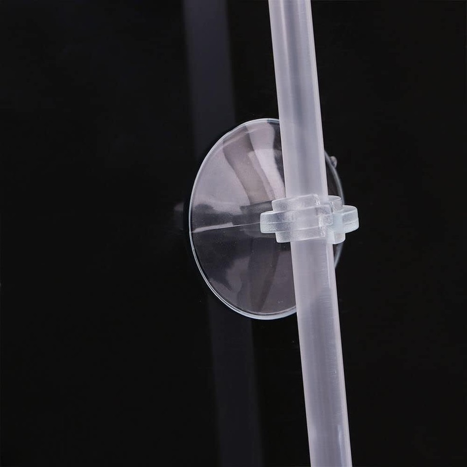 GANPUB 10Pcs Black Aquarium Suction CupCup Holder Sucker Tube Sucker ...