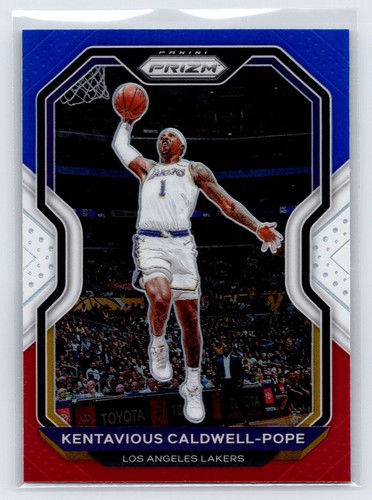 KENTAVIOUS CALDWELL-POPE 2020-21 Panini Prizm Red White & Blue #77 L.A ...
