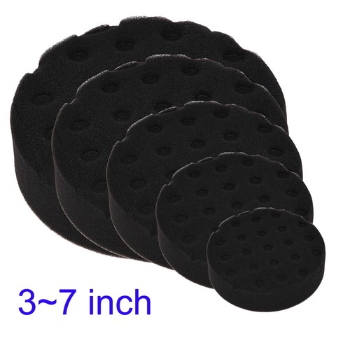 Achieve a Professional Finish with Black Foam Finishing Pads 3 4 5 6 7 ...