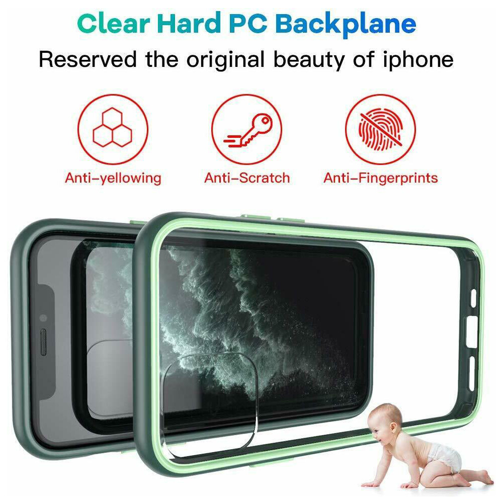 Clear Shockproof Bumper Case Cover For iPhone 11 11 Pro Max Slim Hybrid ...