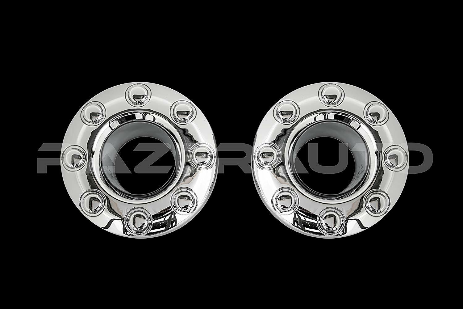 05-17 Ford Super Duty DUALLY Chrome 17" Front+Rear Wheel Center Hub Cap ...