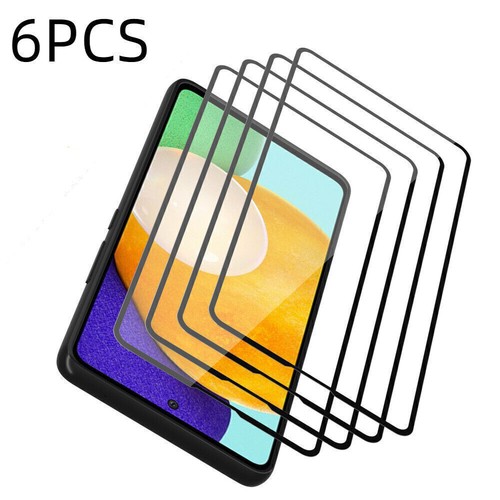 6-Pack For Samsung Galaxy A03S A03 A02S A13 A12 Tempered Glass Screen ...