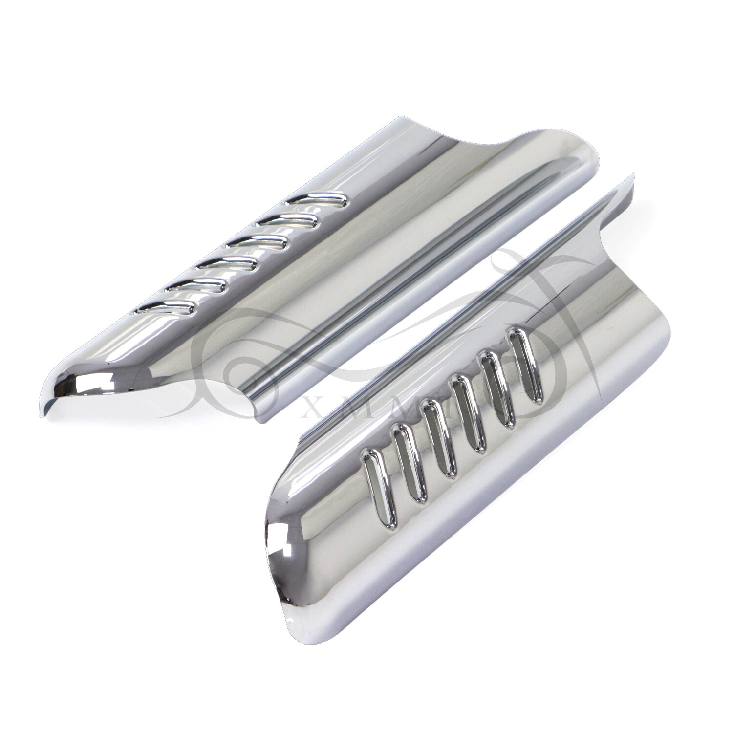 Chrome Lower Fork Leg Covers For Harley Electra Glide FLHT Street Glide ...