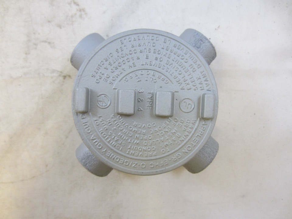 OZ/GEDNEY GUAX75 3/4" EXPLOSION PROOF TYPE GUA OUTLET BOX GRX75 GUAX26 ...