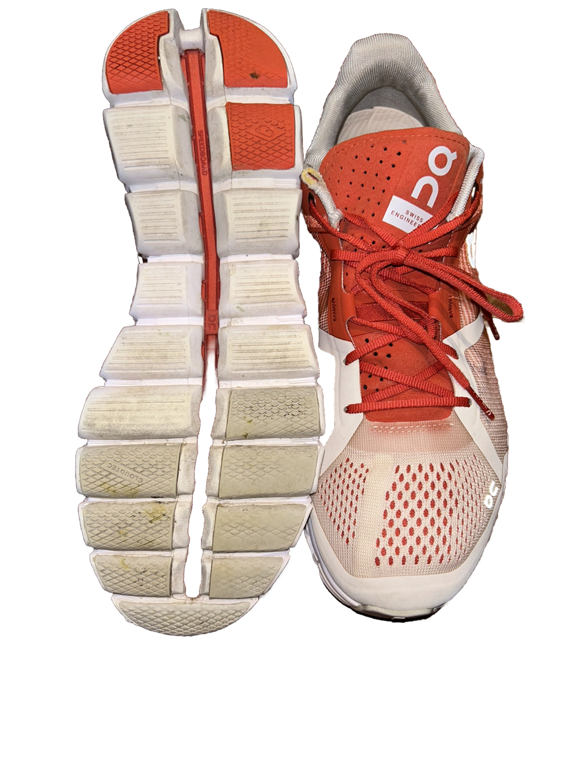 On Cloud Shoes Womens Cloudflow Rust Rose Running Sne… - Gem