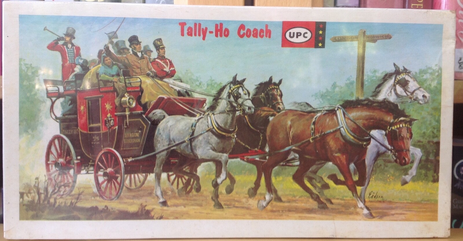 UPC Tally-ho Coach Western Cowboy Plastic Model Kit #4002-100 for sale ...