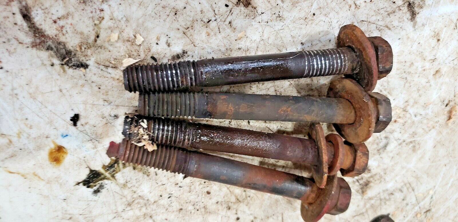 Farmall M tractor engine mount bolts 4 motor mount bolts ihc | eBay