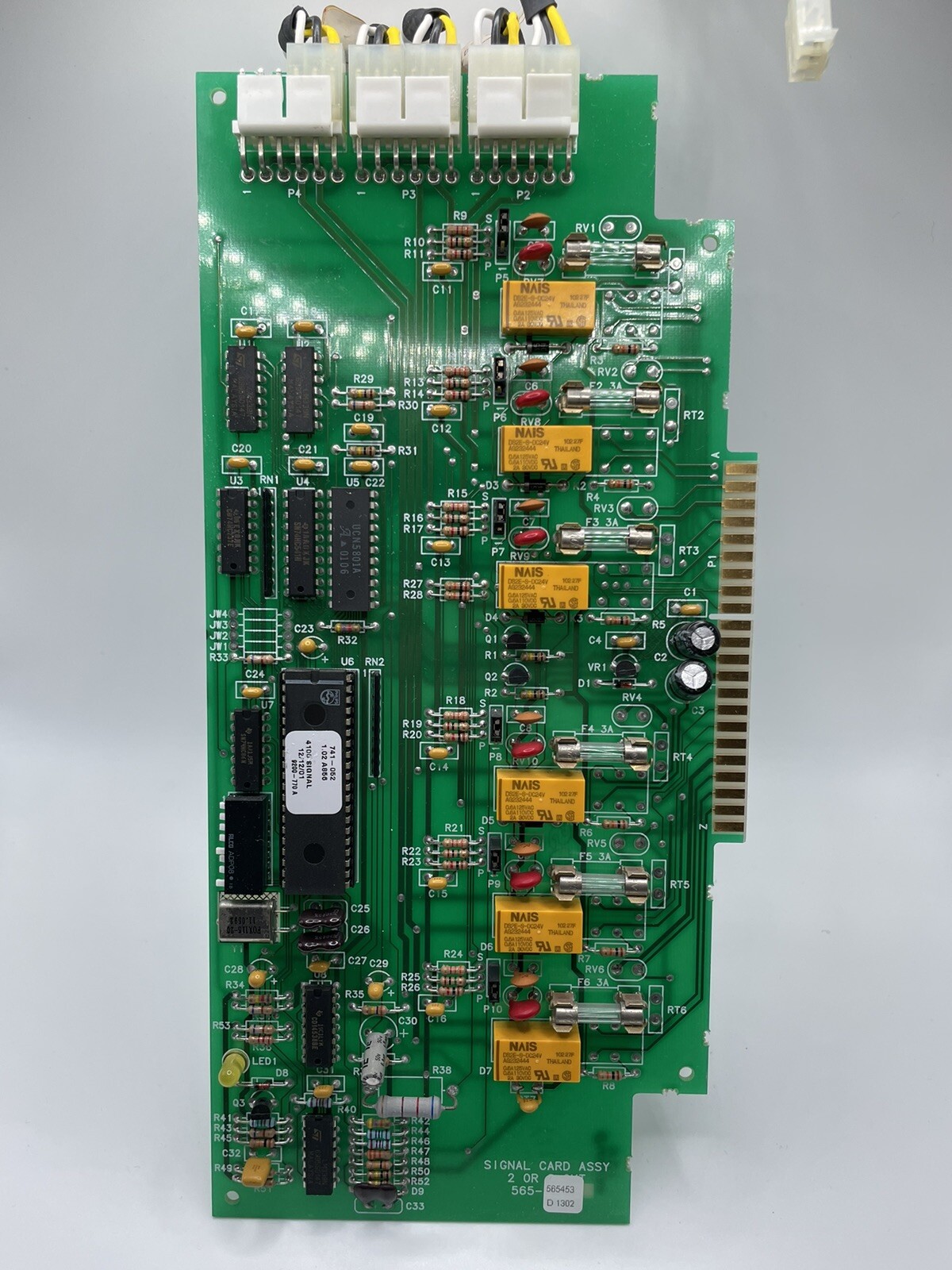 SIMPLEX TYCO 4100 2 OR 6 CIRCUIT SIGNAL CARD CIRCUIT BOARD 565-453 ...