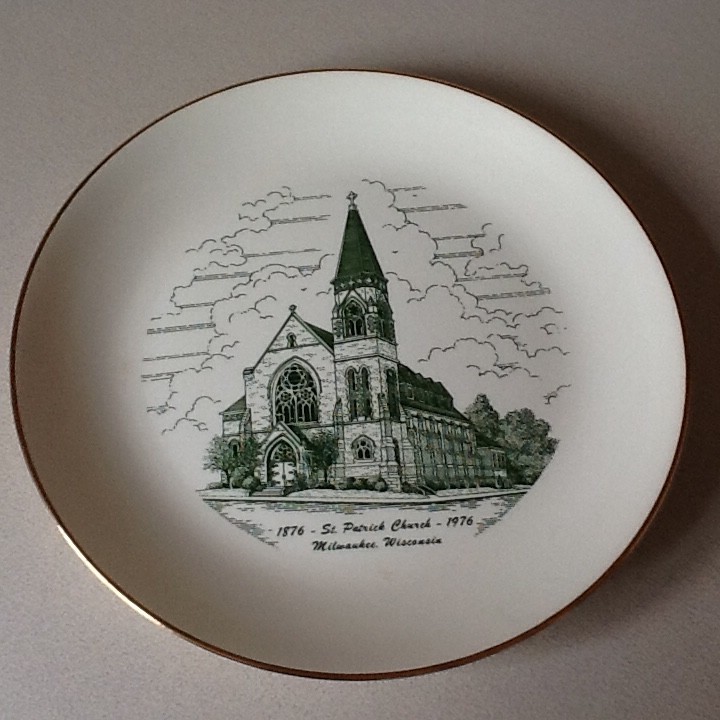 collectible St. Patrick's Catholic Church commerative 100 yr plate | eBay