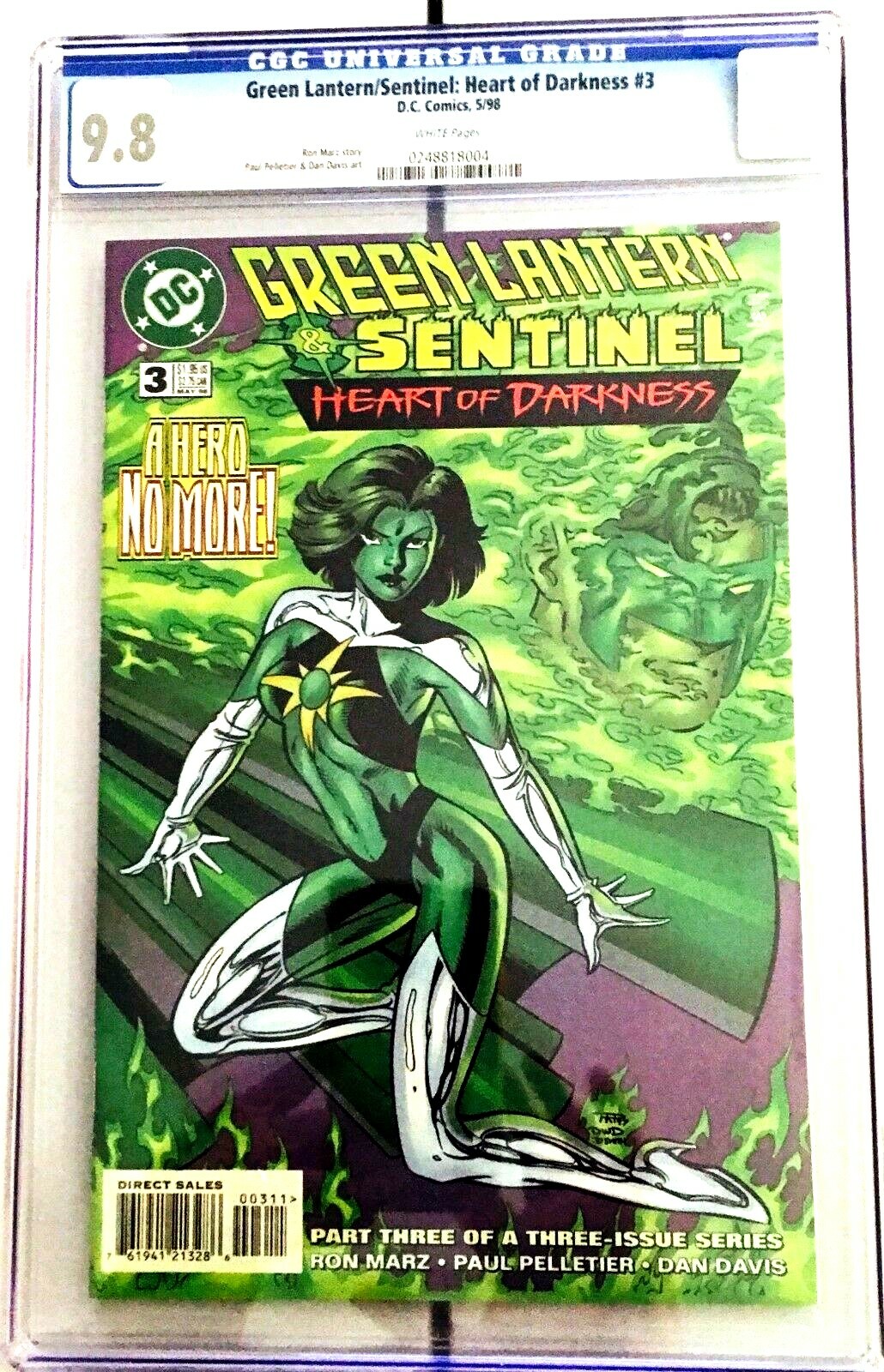 Green Lantern & Sentinel Heart Of Darkness 1-3 CGC 9.8 ENTIRE SET ...