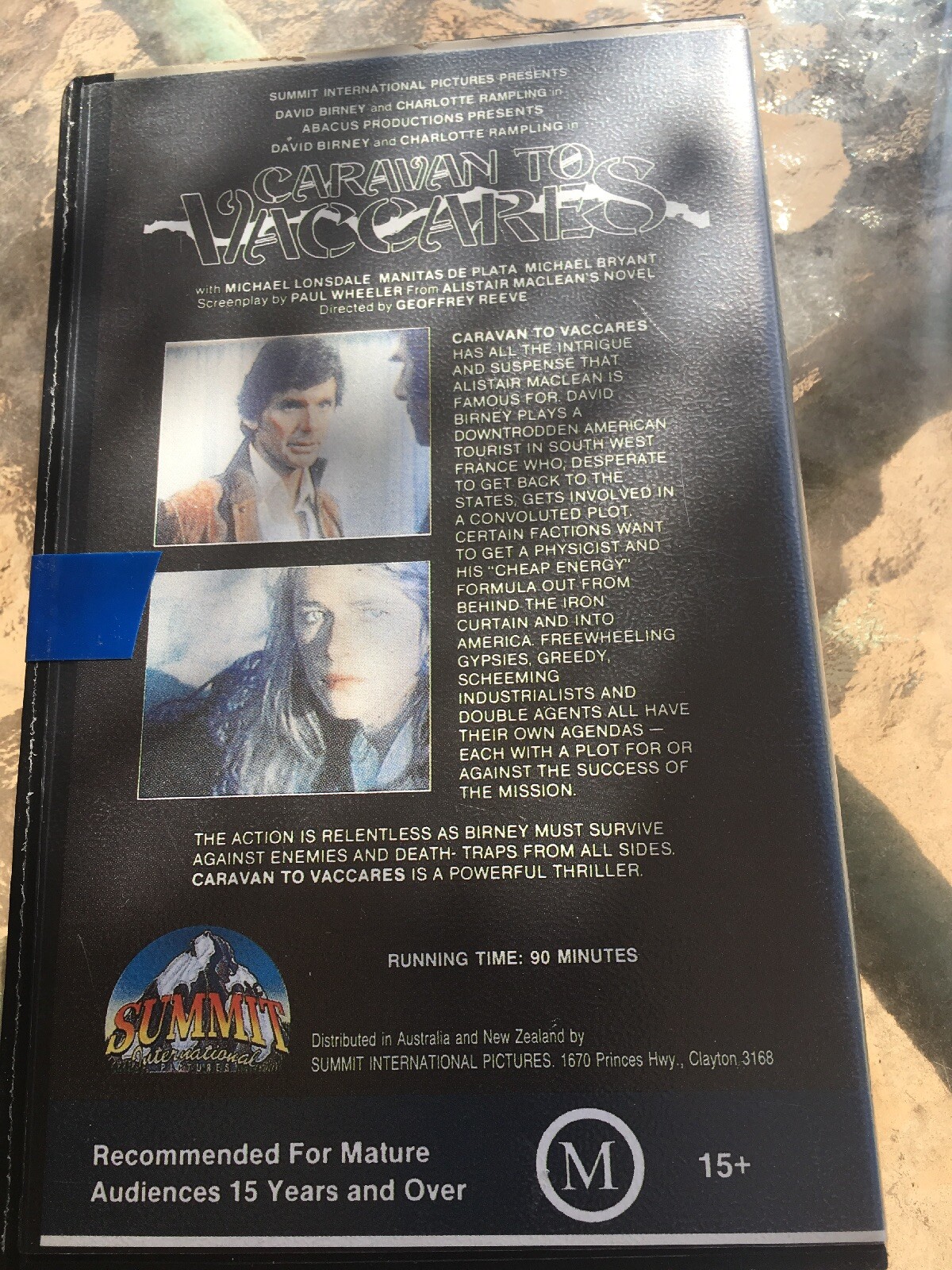 CARAVAN TO VACCARES - CHARLOTTE RAMPLING - 1974 VHS VIDEO - ALISTAIR ...