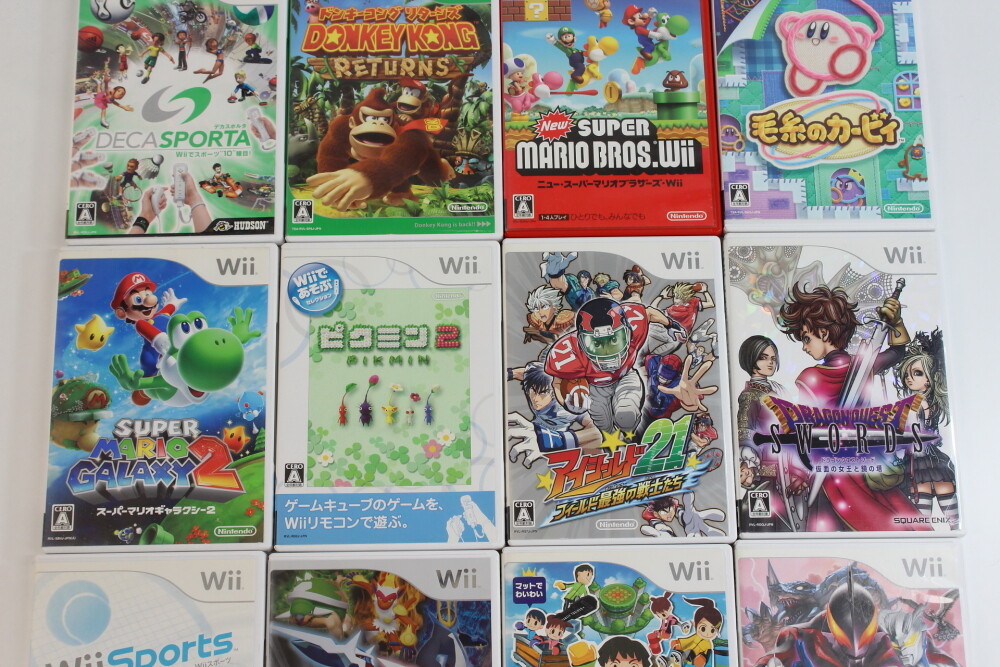 Wholesale Lot of 12 Nintendo Wii games Scratched discs Japan Import ...