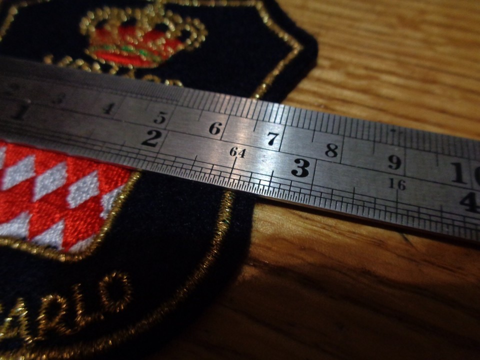 Vintage Patch MONACO Monte Carlo French Riviera Souvenir Woven Cloth ...