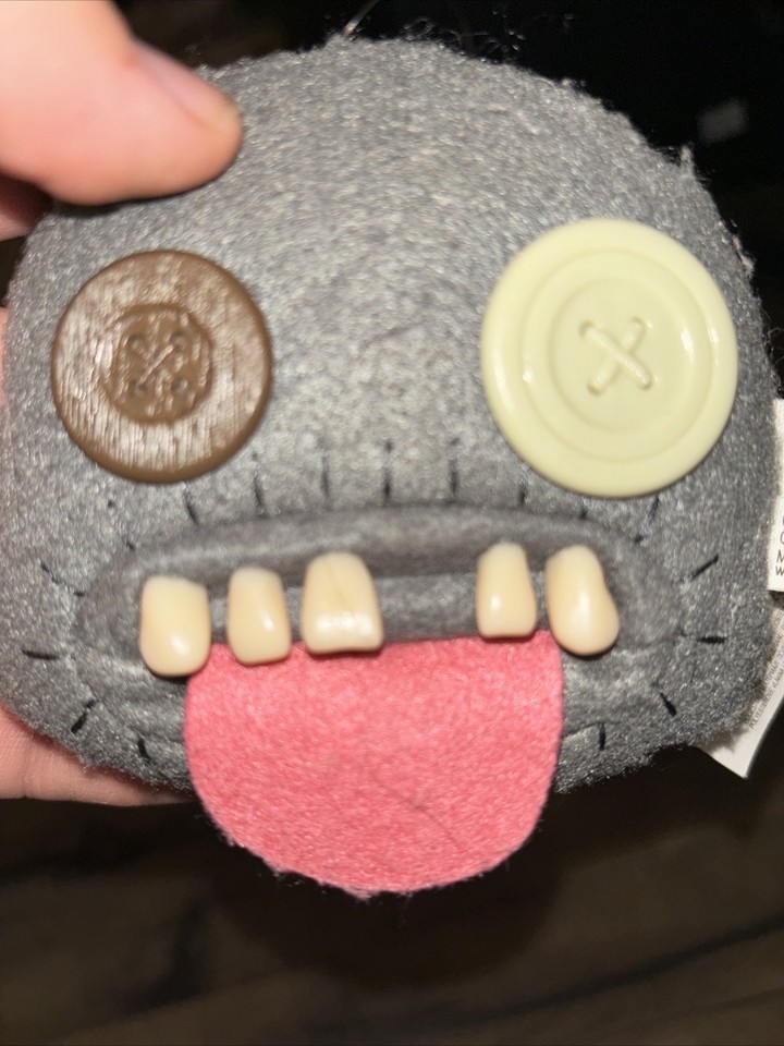 Fuggler Gray Oogah Boogah Clip On Keychain Bag Clip Funny Ugly Monster ...