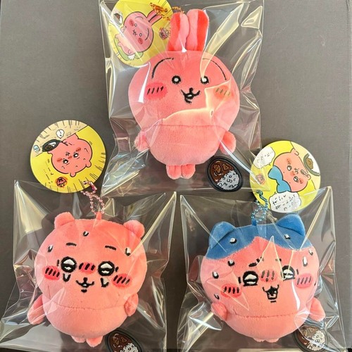 Chiikawa It'S So Hot Mascot Chikawa Hachiware Rabbit Set of 3 red ...