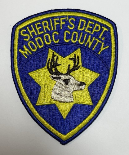 CALIFORNIA CA MODOC COUNTY SHERIFFS DEPT PATCH DEER #PDD29 | eBay