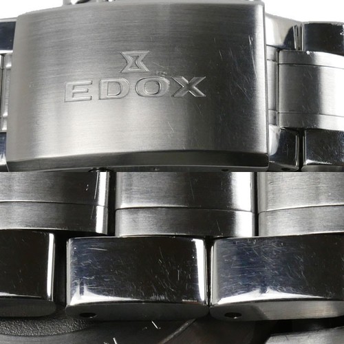EDOX WATCH CLASS 1 BIG DATE CHRONOGRAPH 10006-3N-NIN QUARTZ MOVEMENT ...