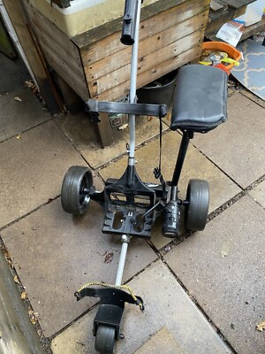Powakaddy Electric Golf Trolley With Seat Battery N Charger redditch | eBay