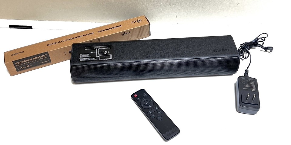 SAKOBS 3D TV 16” Sound Bar 30W Drivers Remote, AC Adapter, Mounting ...