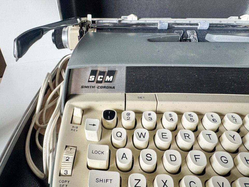 Smith-Corona Electra 120 typewriter with Case Tested And Working! | eBay
