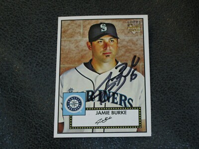 Jamie Burke AUTOGRAPHED Topps Rookie Card BASEBALL CARD | eBay