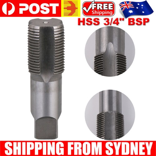 HSS 3/4" BSP Screw Pipe Thread Hand Tap Taper High Speed Steel Tapping ...