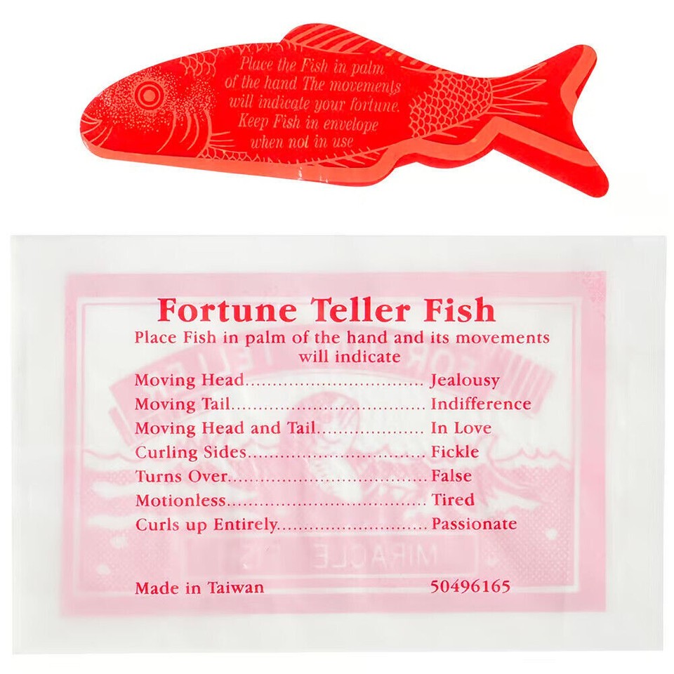150 Fortune Teller Magic Miracle Fish Fortune Telling Fish Individual ...