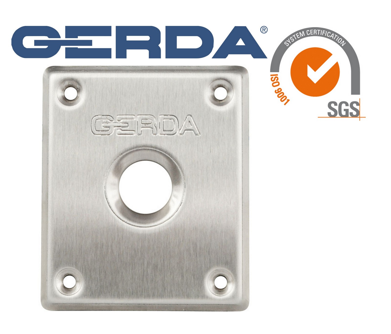 Gerda High Quality Front Chrome Shield For Gerda Locks ZX ZXZ Z2 ZK or ...