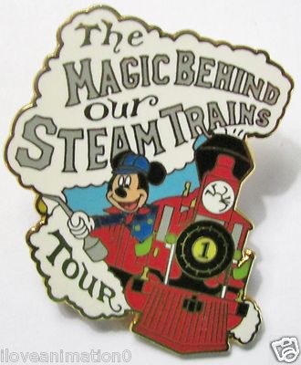 Disney The Magic Behind Our Steam Mickey Mouse Trains Tour Pin ** | eBay