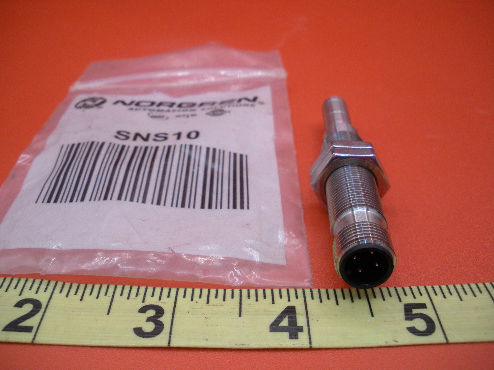 Norgren SNS10 Sensor Nut Thread Detection IMI M10 4 Pin Male 12mm Connector for sale online | eBay