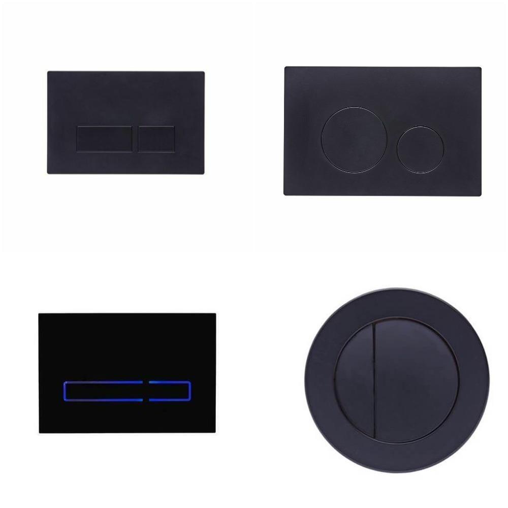 BLACK Replacement Dual Flush Push Button for Pneumatic only Concealed ...