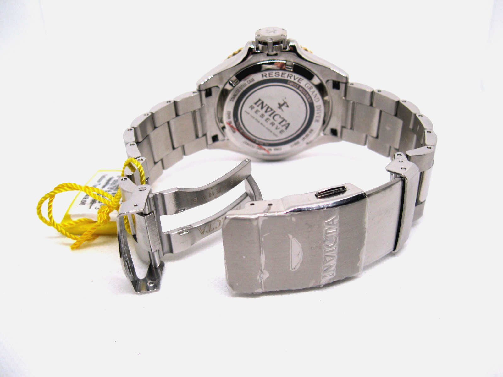 Invicta Reserve Grand Diver MOP Dial Silver Tone Men's 52MM Swiss Watch ...