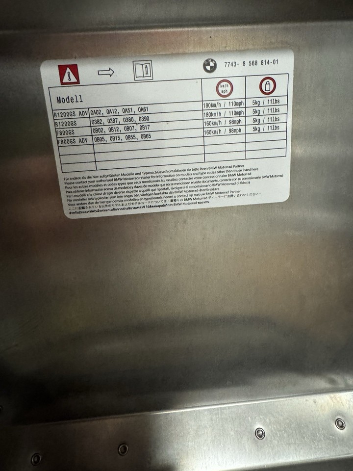 Top Case Alluminio BMW Gs 1200/1250 | eBay