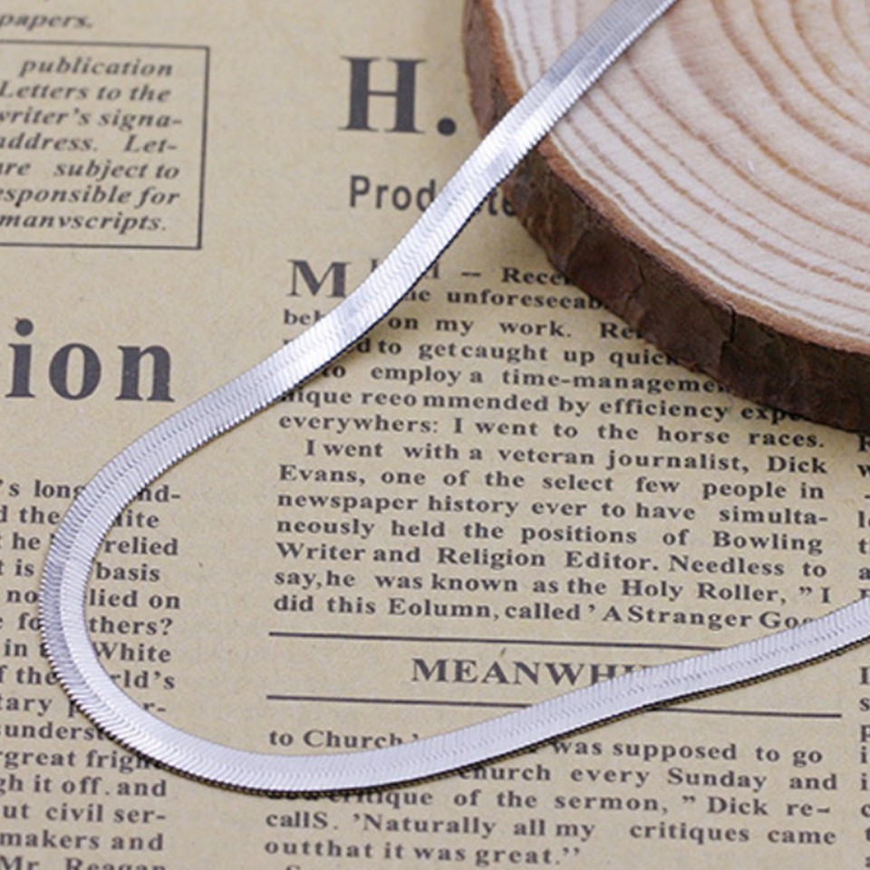 Simple Snake Shape Necklace Short Flat Pendant Plated Brass for Man ...