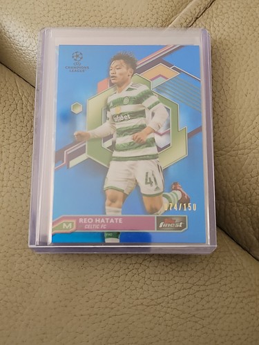 Reo Hatate Topps Finest UCL Celtic Blue /150 . | eBay
