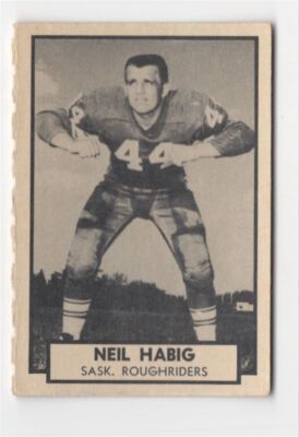 1962 Topps CFL NEIL HABIG #125 | eBay